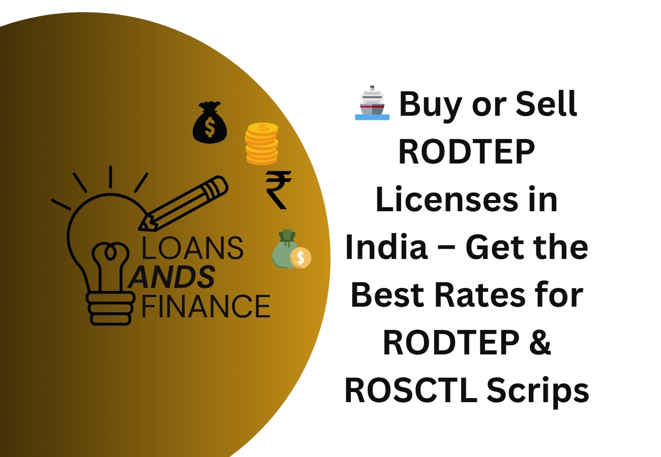 rodtep license sale or Buy/Sell in India
